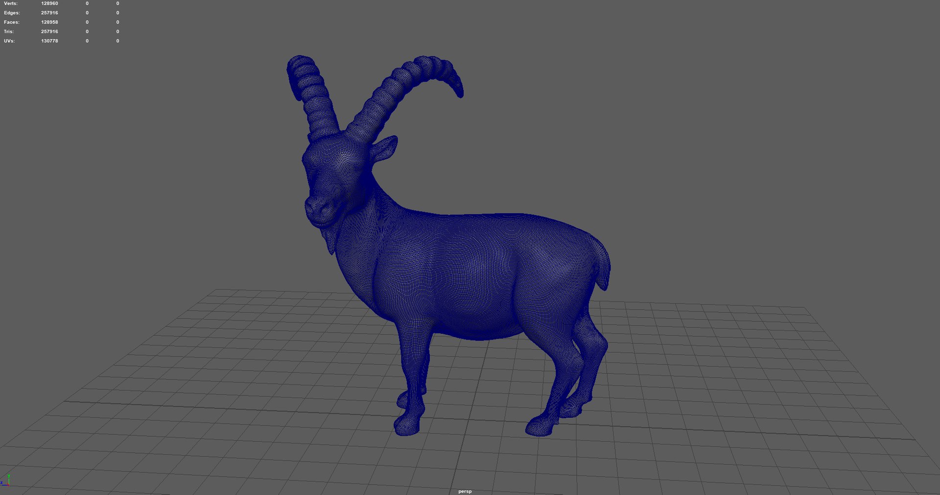 Wild Goat Model - TurboSquid 1408141