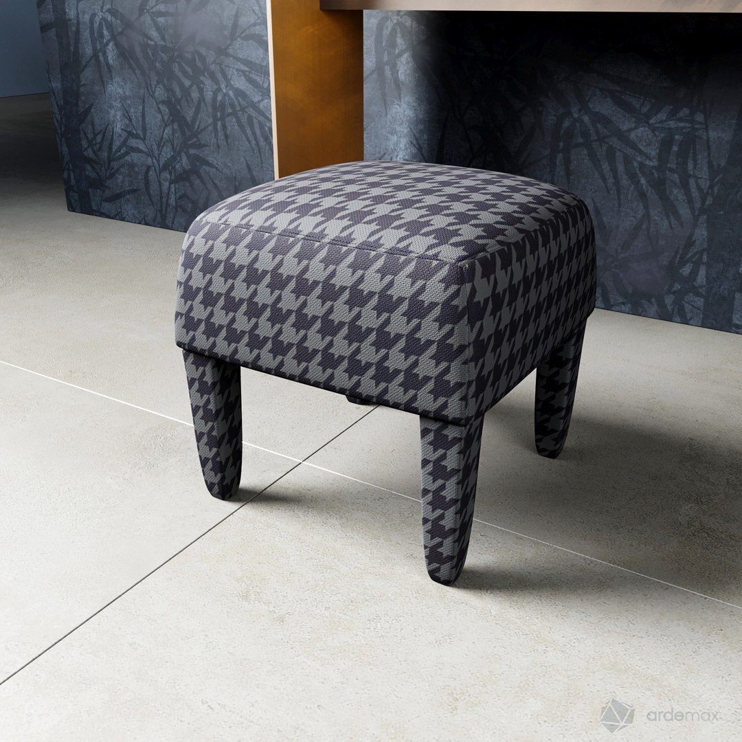 Gianfranco Ferr Pouf 3D Model - TurboSquid 1580716