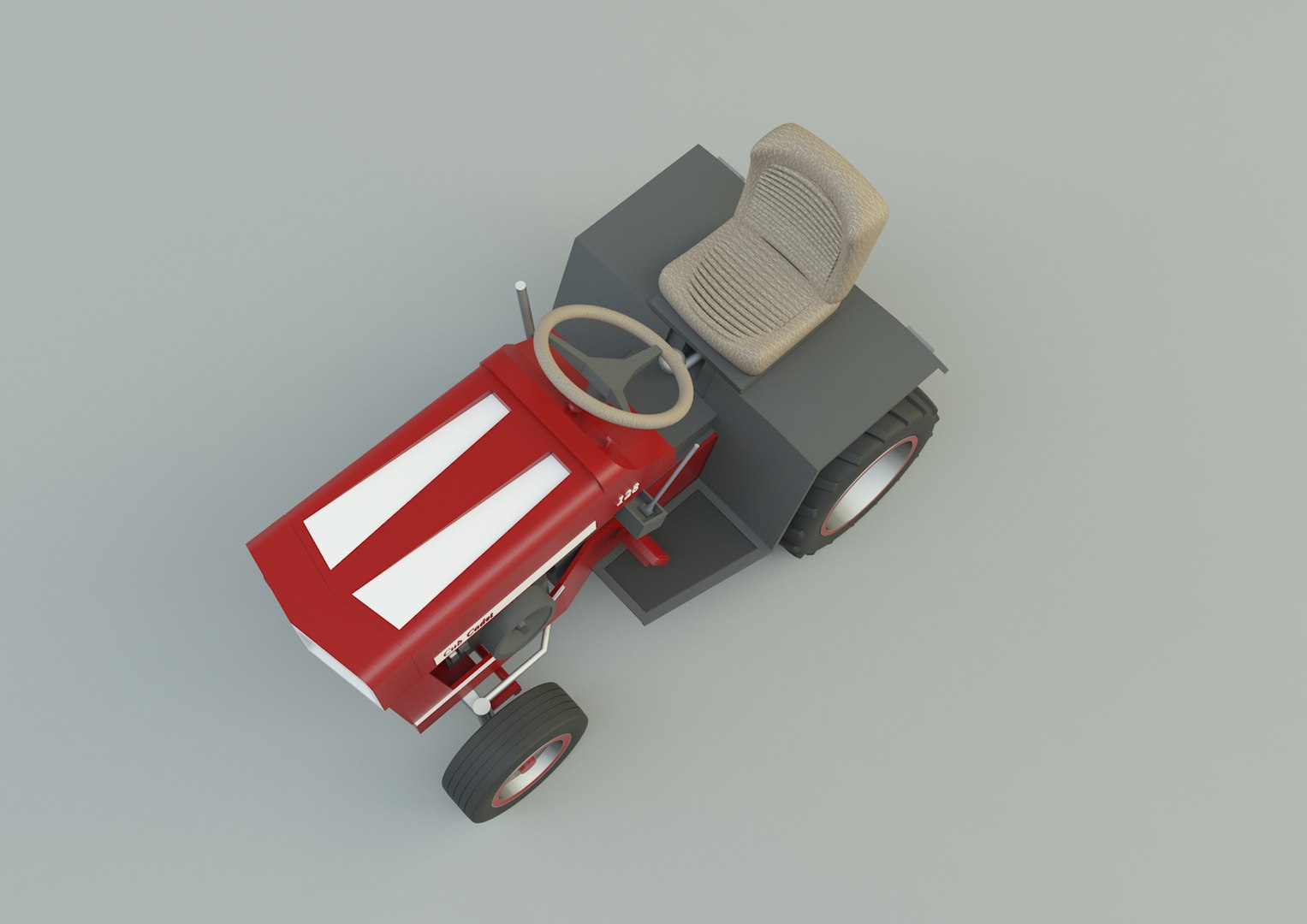 3D Cub Cadet 128 Tractor 3D Model - TurboSquid 2059414