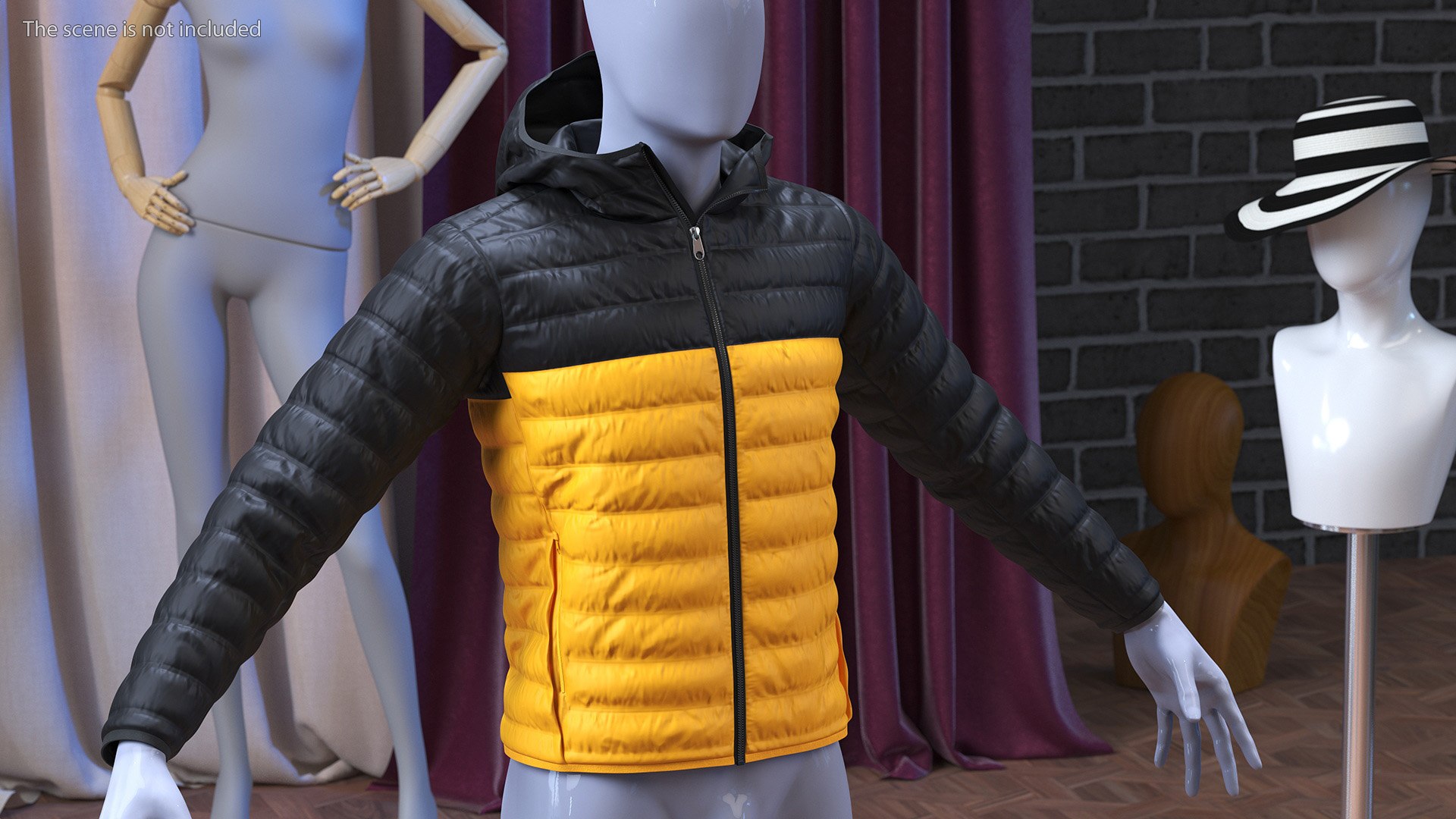 3D Model Yellow Jacket - TurboSquid 2091375