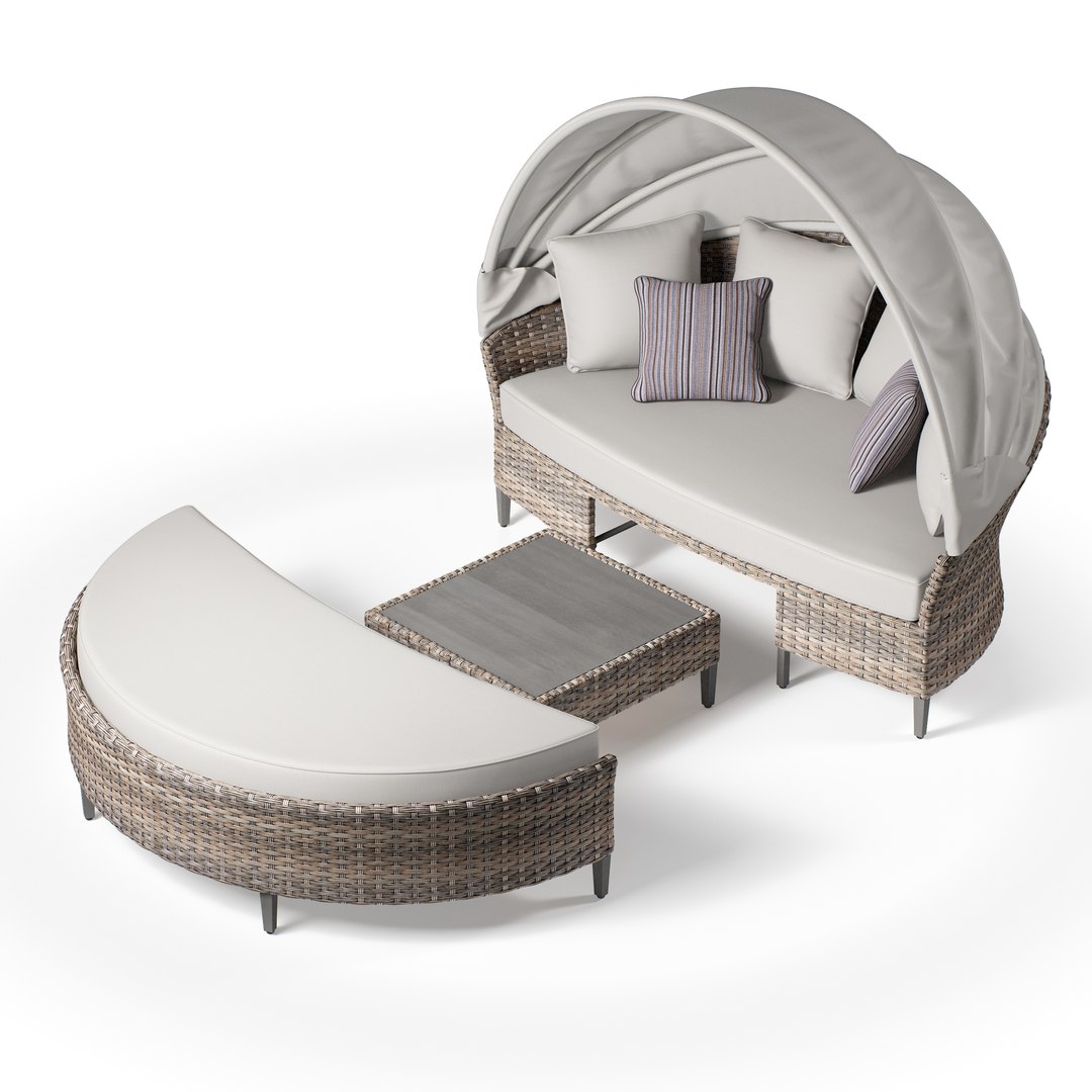 OVE Bottega Daybed 3D - TurboSquid 1924300