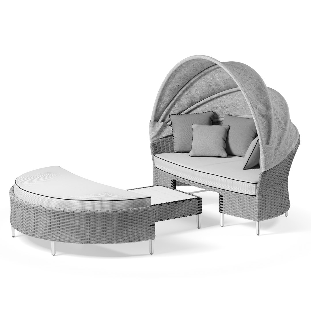 OVE Bottega Daybed 3D - TurboSquid 1924300