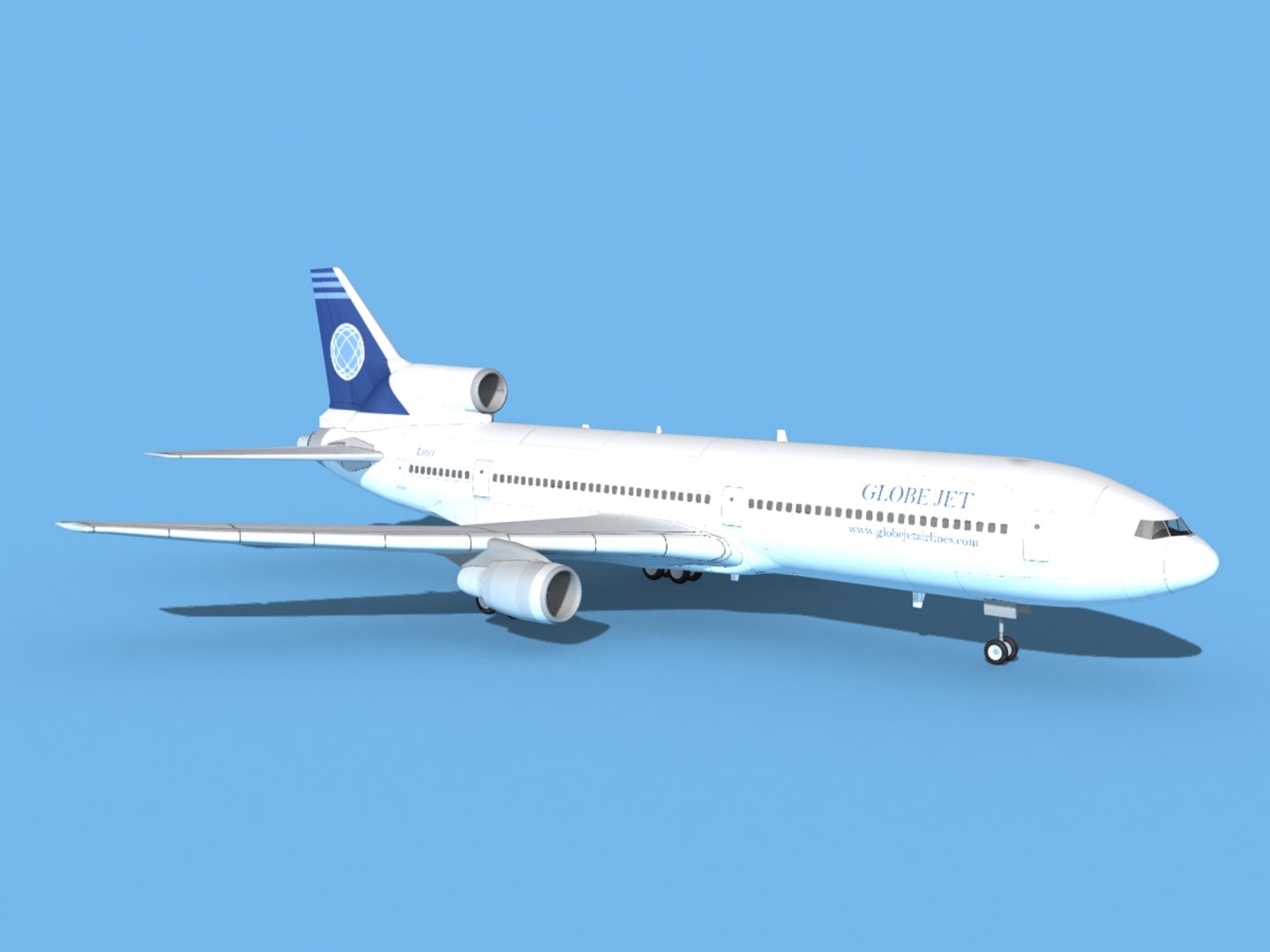 3D Lockheed L-1011-10 Jet - TurboSquid 1488906
