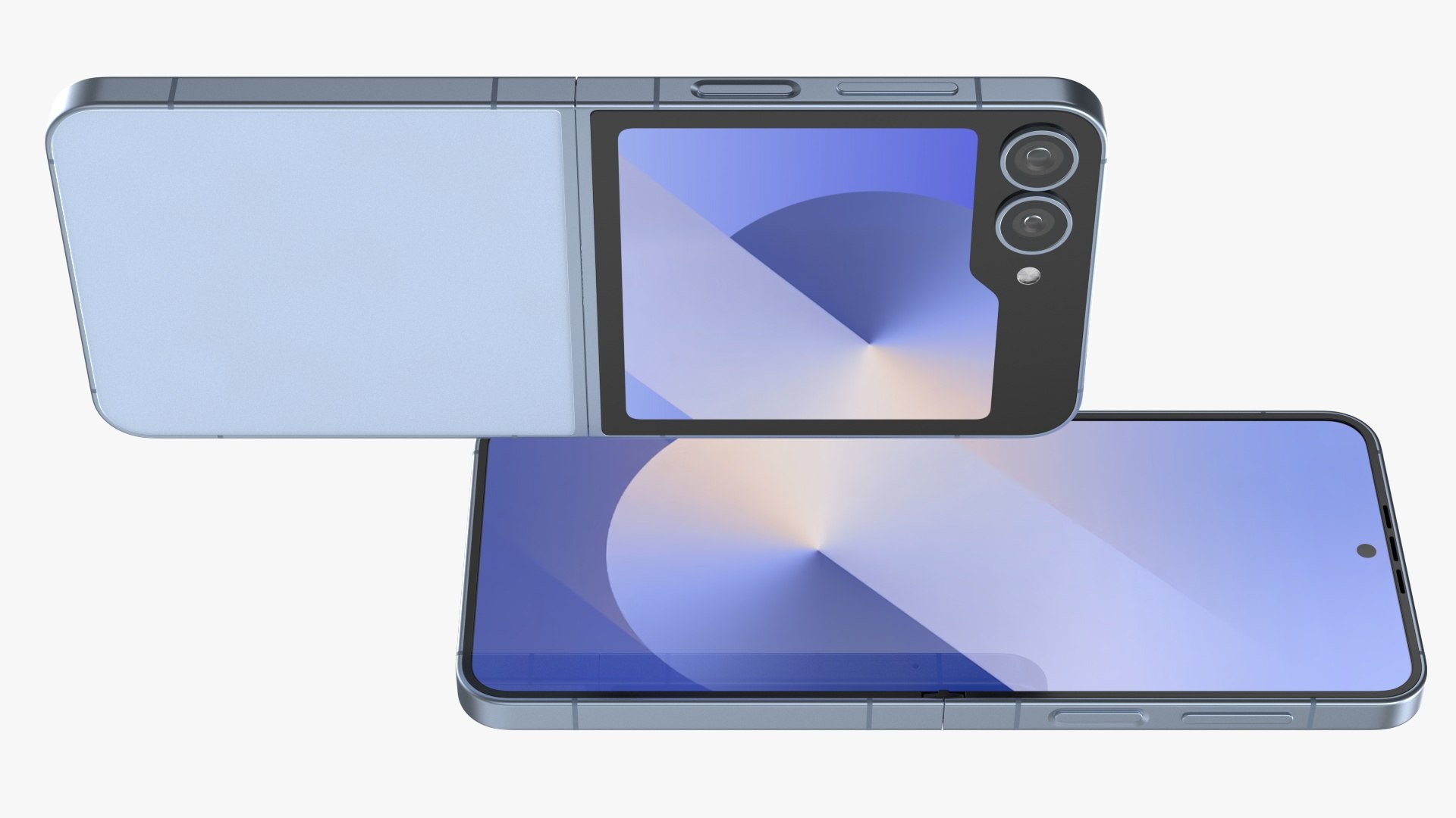 Samsung Galaxy Z Flip 6 Blue 3D Model - TurboSquid 2248977
