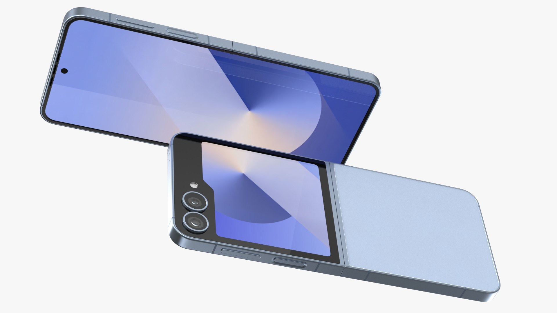 Samsung Galaxy Z Flip 6 Blue 3D Model - TurboSquid 2248977