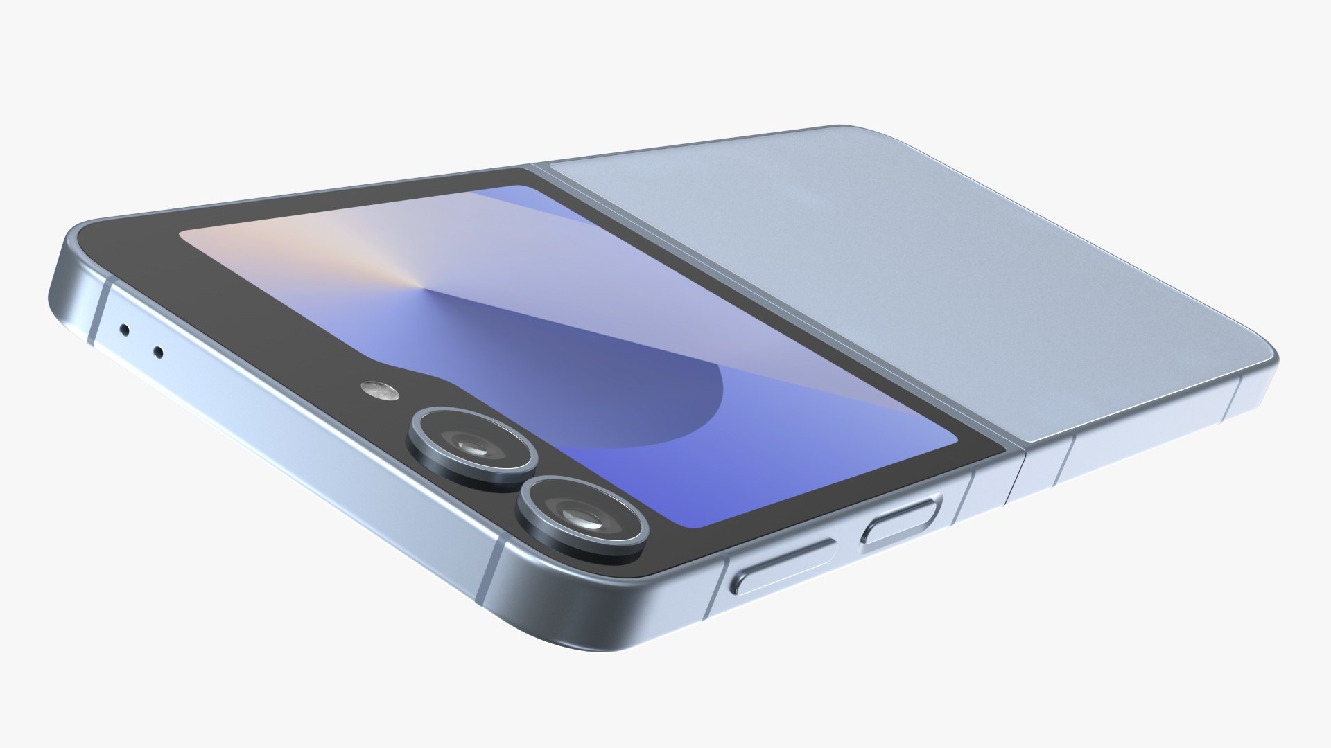 Samsung Galaxy Z Flip 6 Blue 3D Model - TurboSquid 2248977