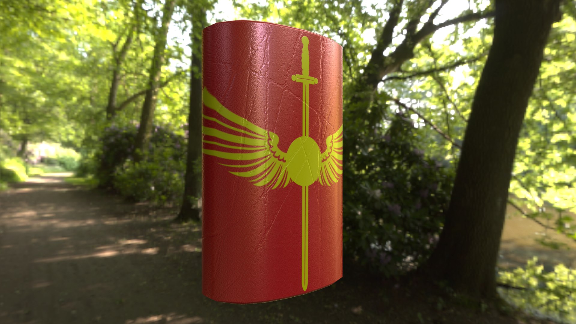 Roman Tower Shield 3D Model - TurboSquid 1160889