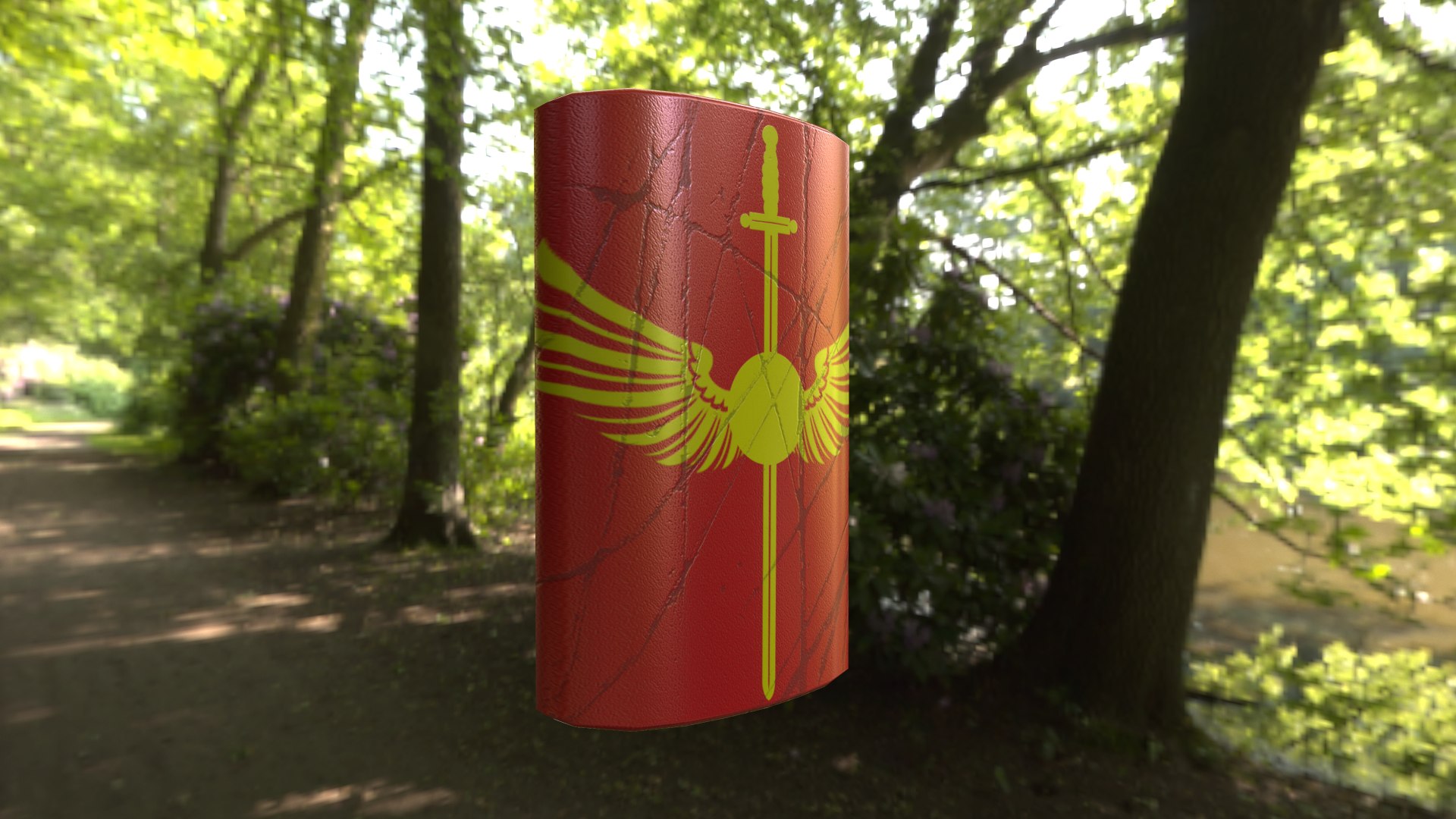 Roman Tower Shield 3D Model - TurboSquid 1160889