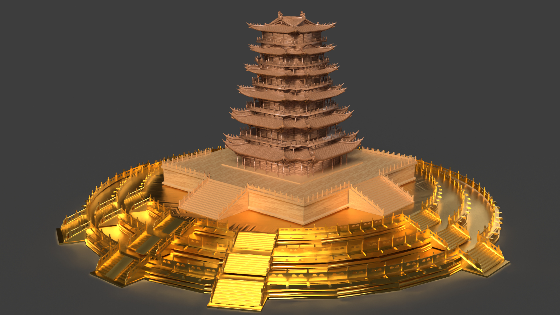 Chinese Ancient House 3D - TurboSquid 2342388