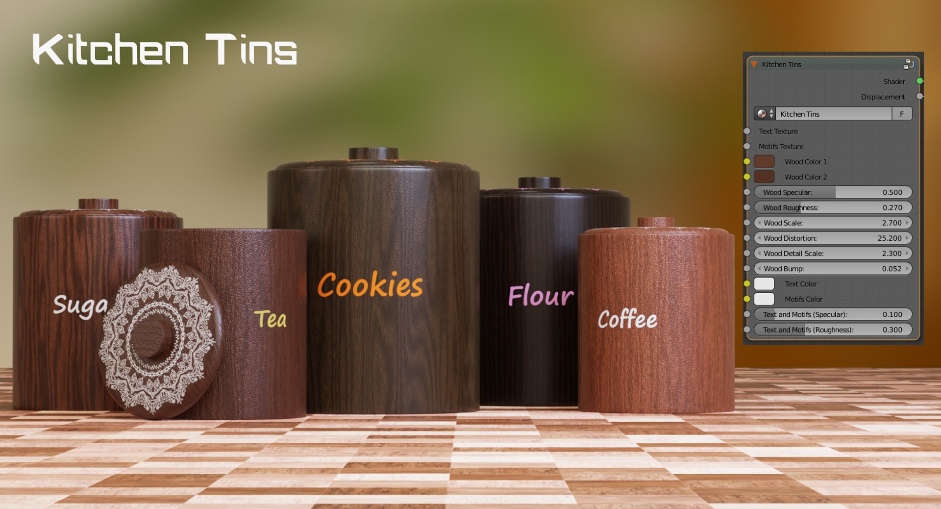 3D model kitchen tins - TurboSquid 1430798