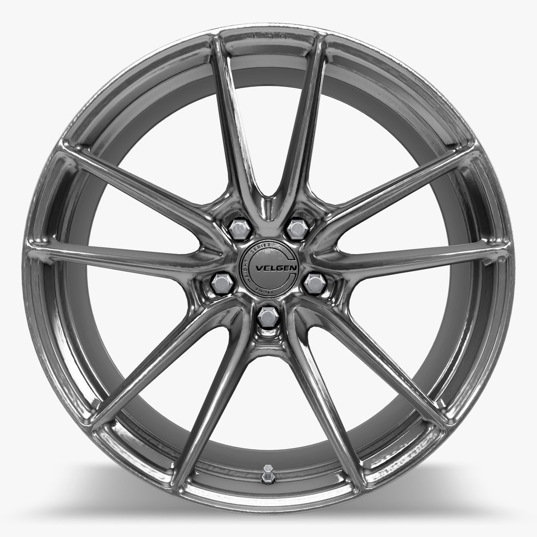 3D Velgen Wheels Lightweight Series VF5 Wheel Gloss Silver Mustang ...