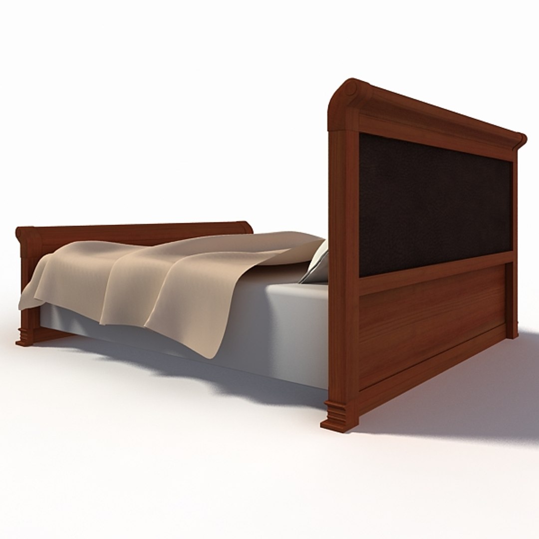 Classic Bed 3d Obj