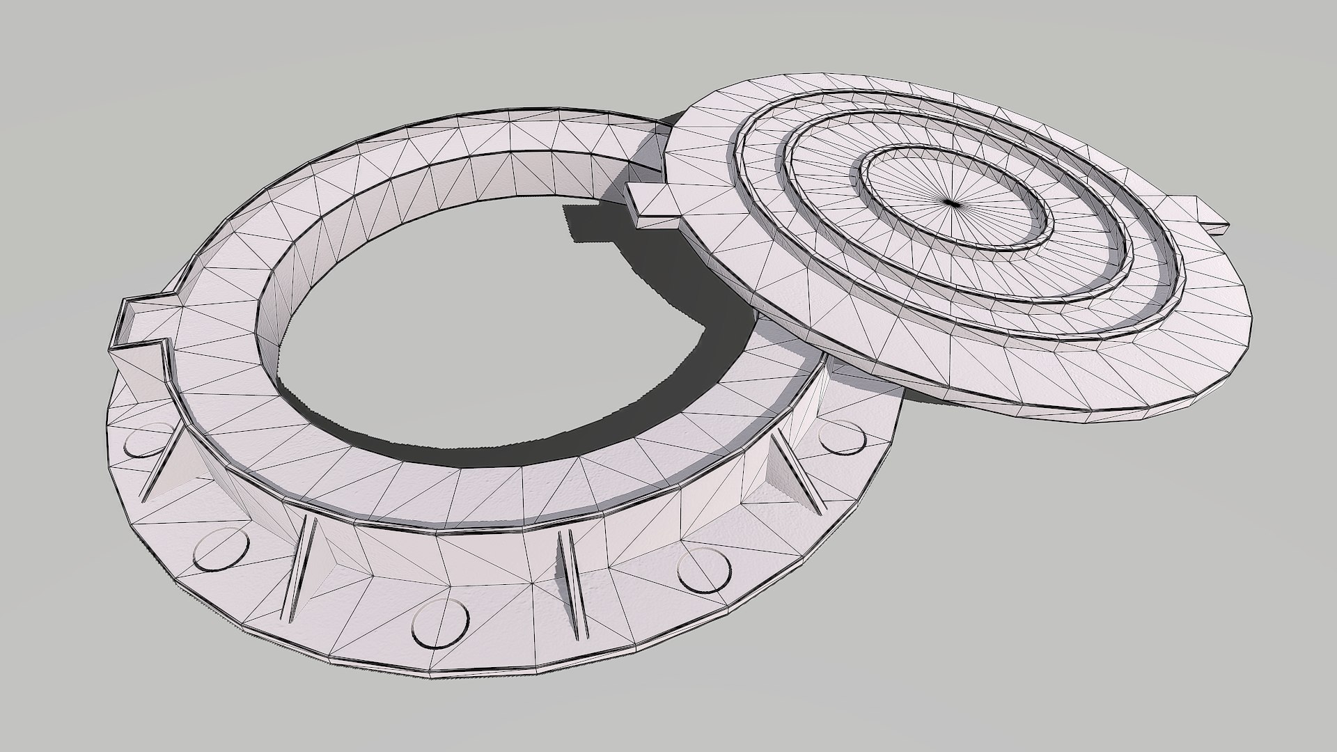 Manhole Model - TurboSquid 1993046