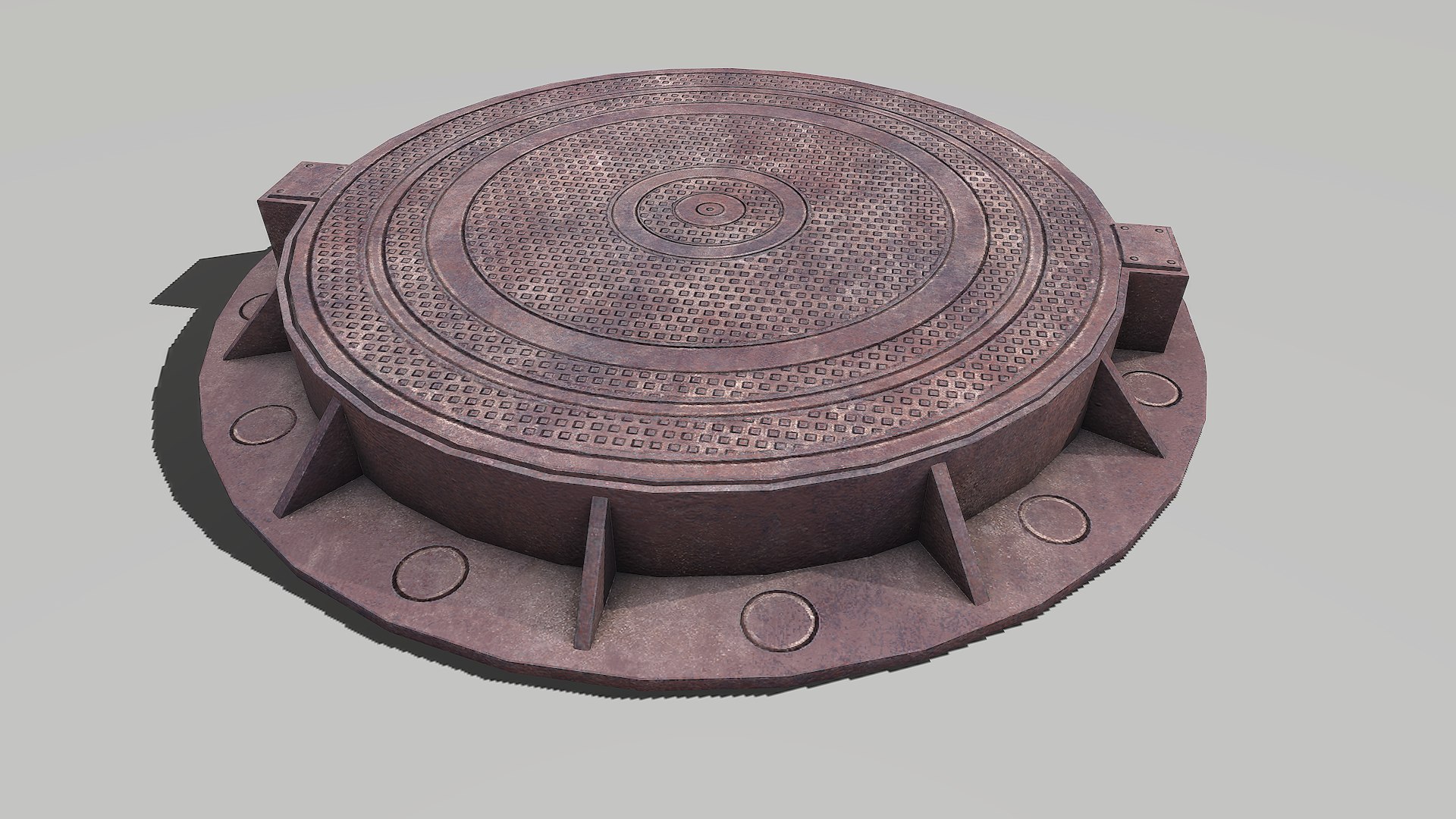 Manhole Model - TurboSquid 1993046