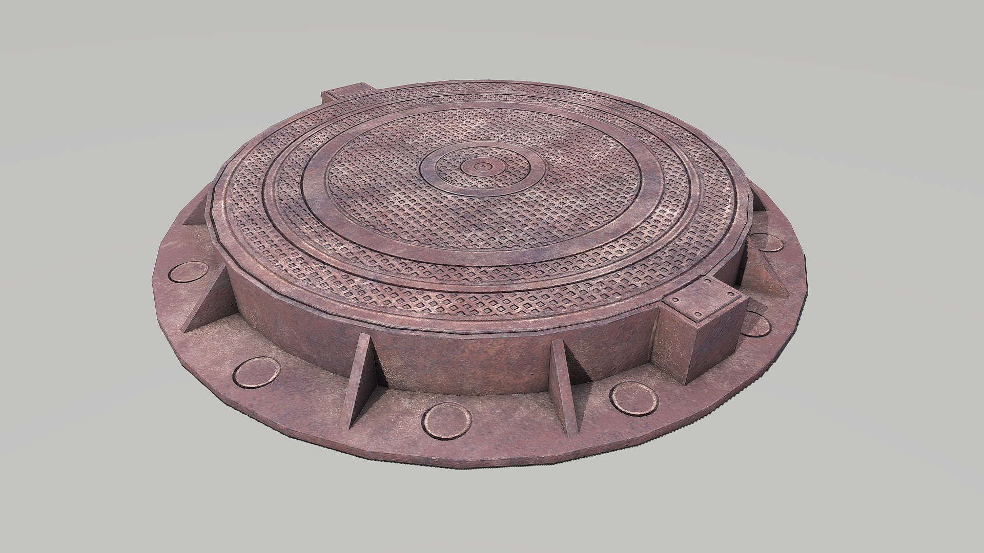 Manhole Model - TurboSquid 1993046
