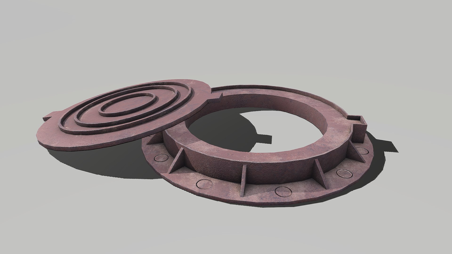Manhole Model - TurboSquid 1993046
