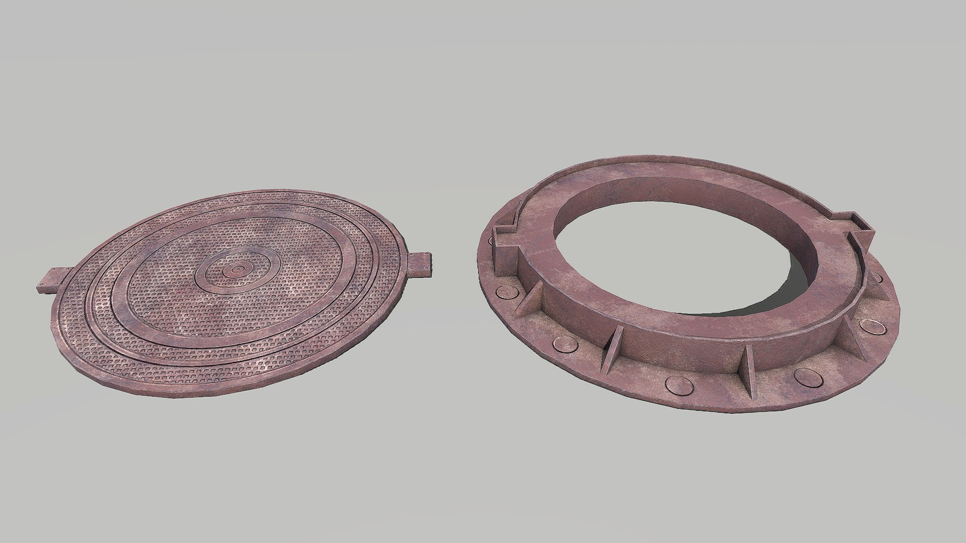 Manhole Model - TurboSquid 1993046