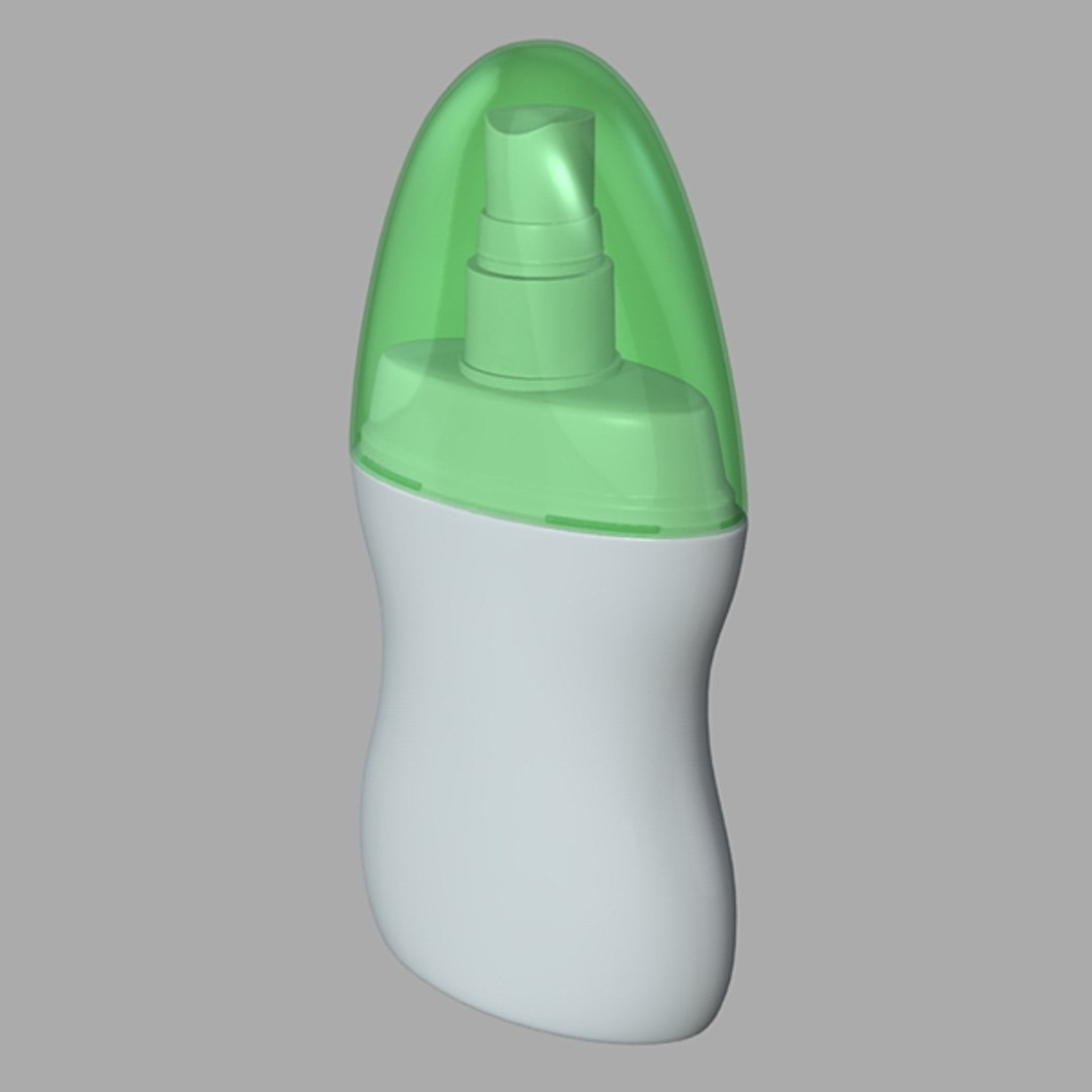 spray bottle 3d model