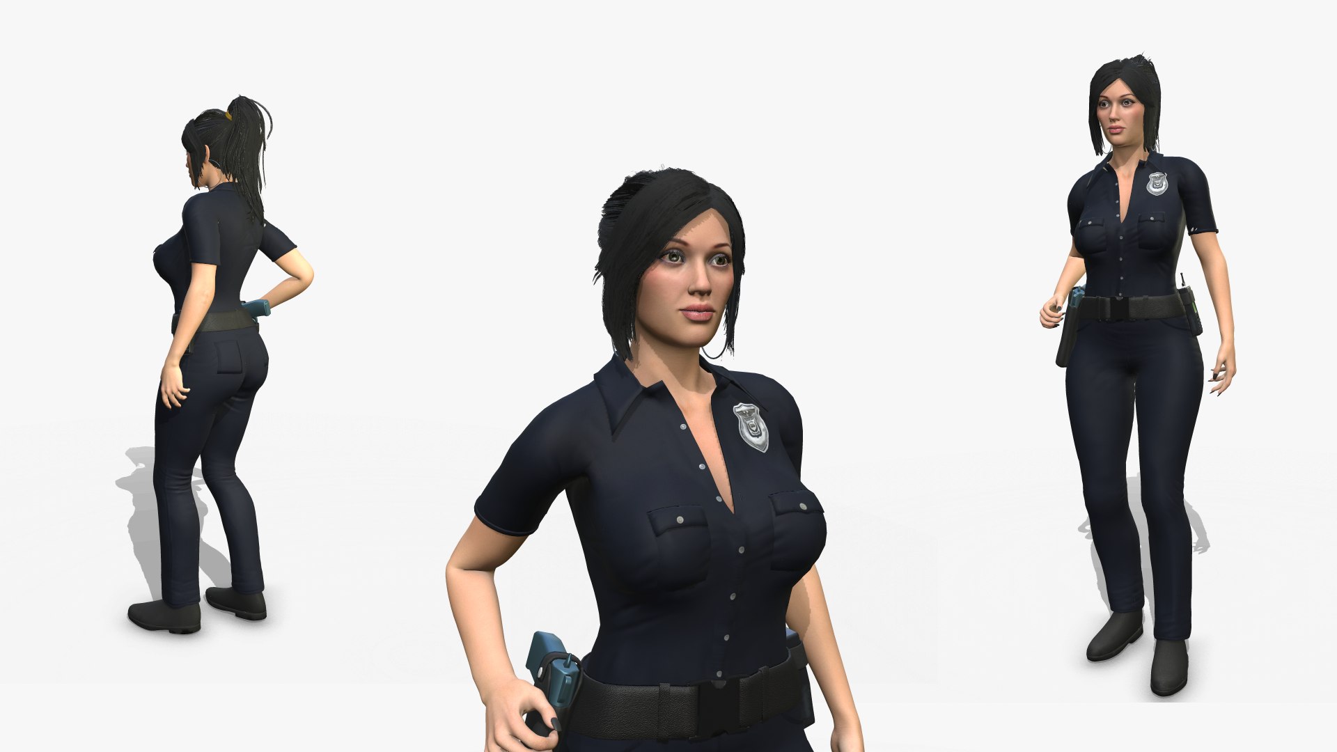 Roberts no Rig 3D model - TurboSquid 1934325