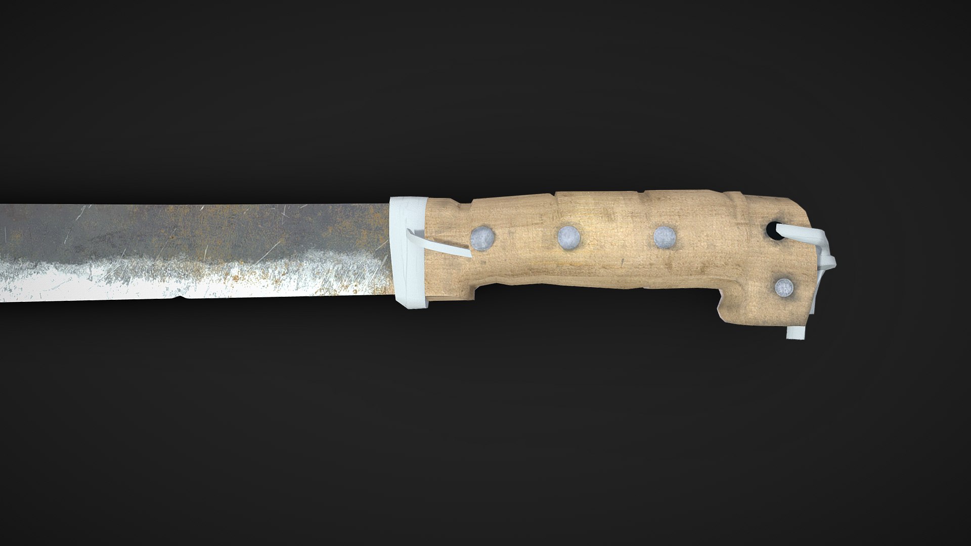 Free Machete Low-poly PBR Free 3D Model - TurboSquid 2017319
