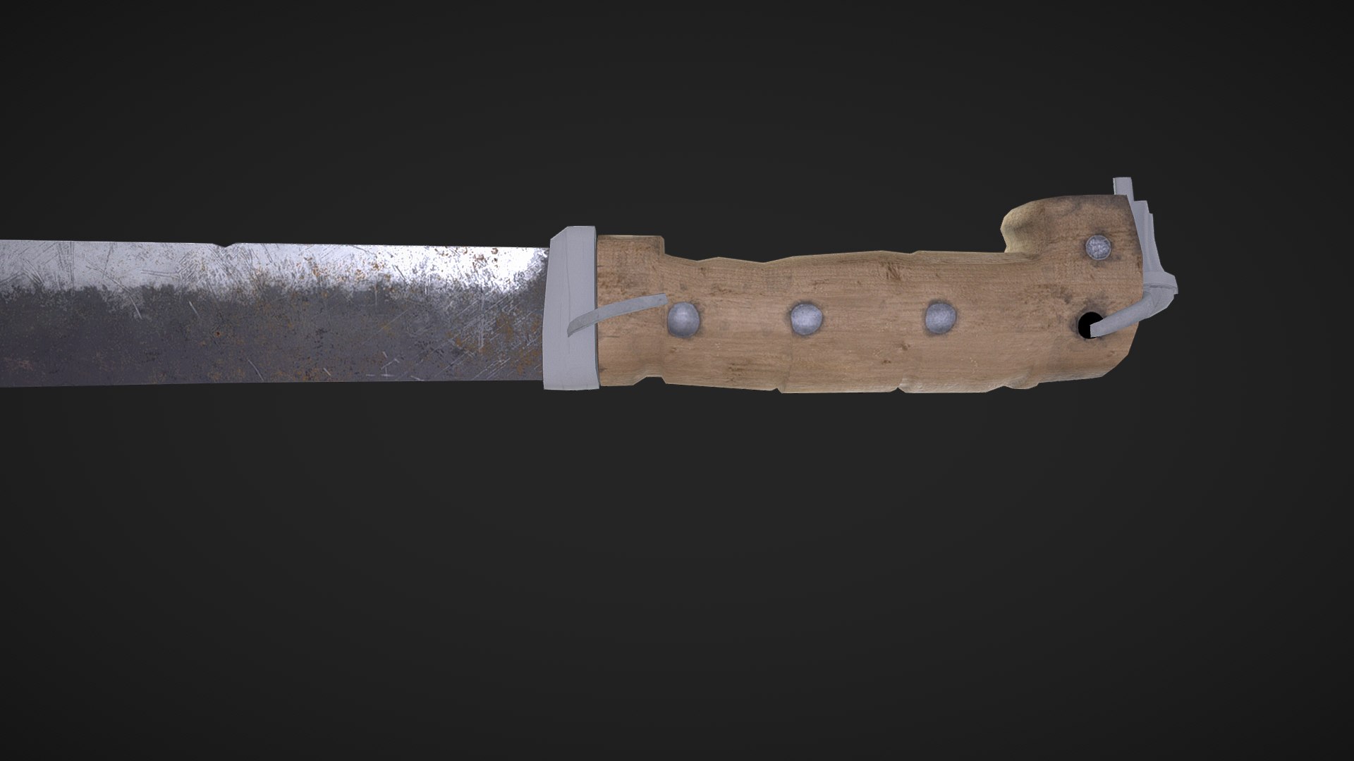 Free Machete Low-poly PBR Free 3D Model - TurboSquid 2017319