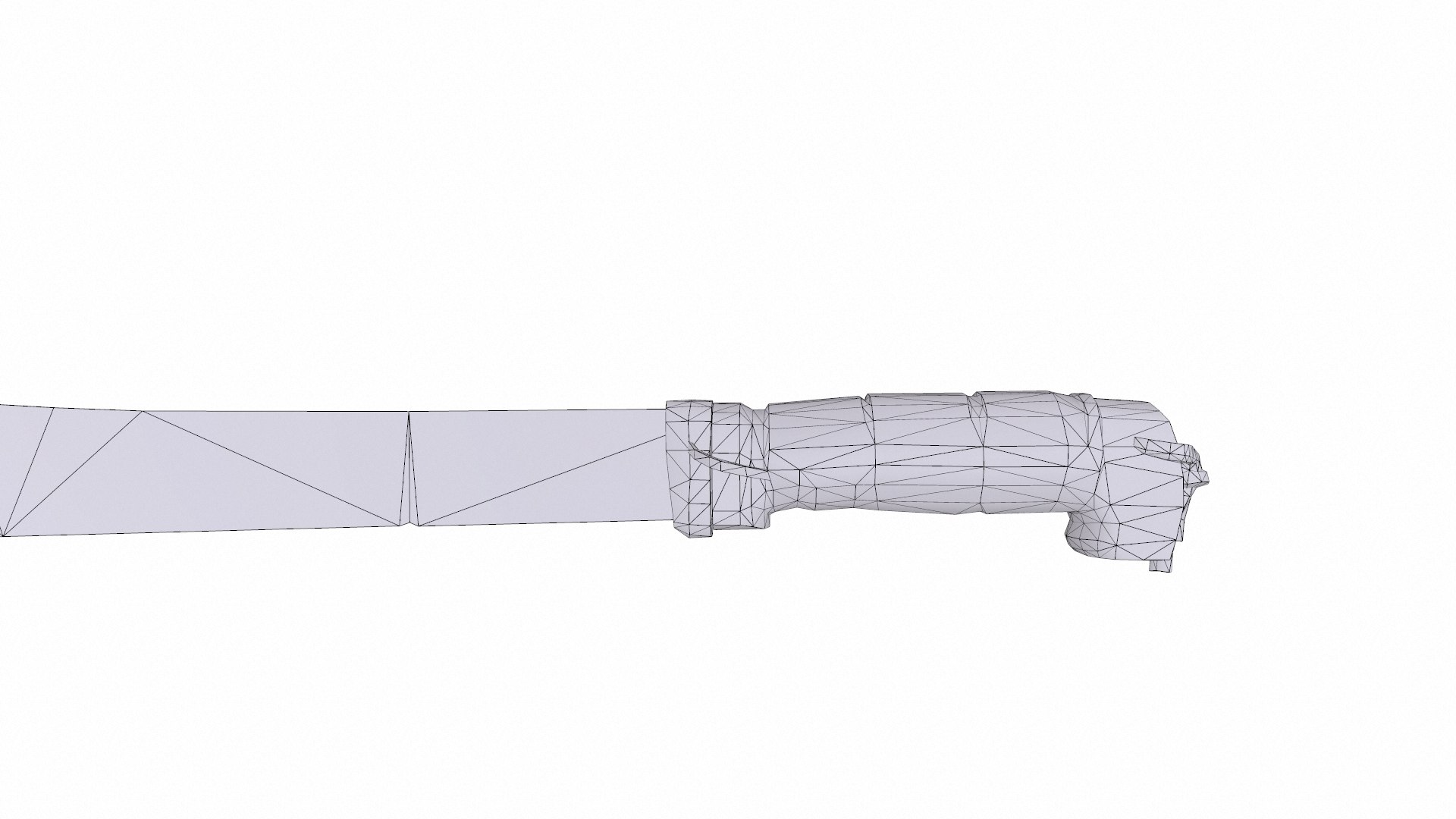 Free Machete Low-poly PBR Free 3D Model - TurboSquid 2017319