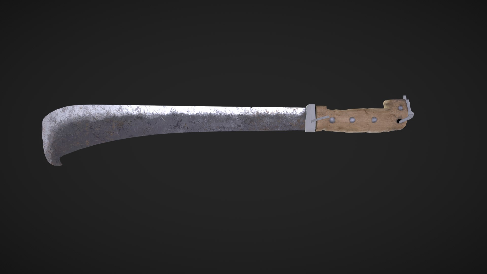 Free Machete Low-poly PBR Free 3D Model - TurboSquid 2017319