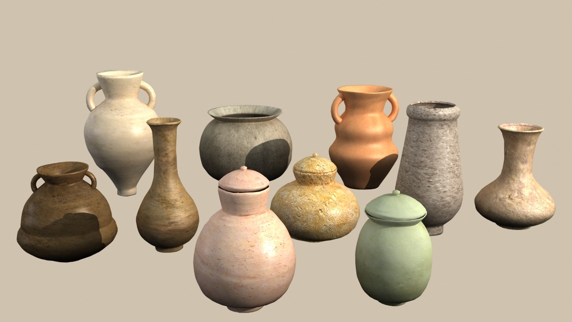 3D Model Pottery - TurboSquid 1227523