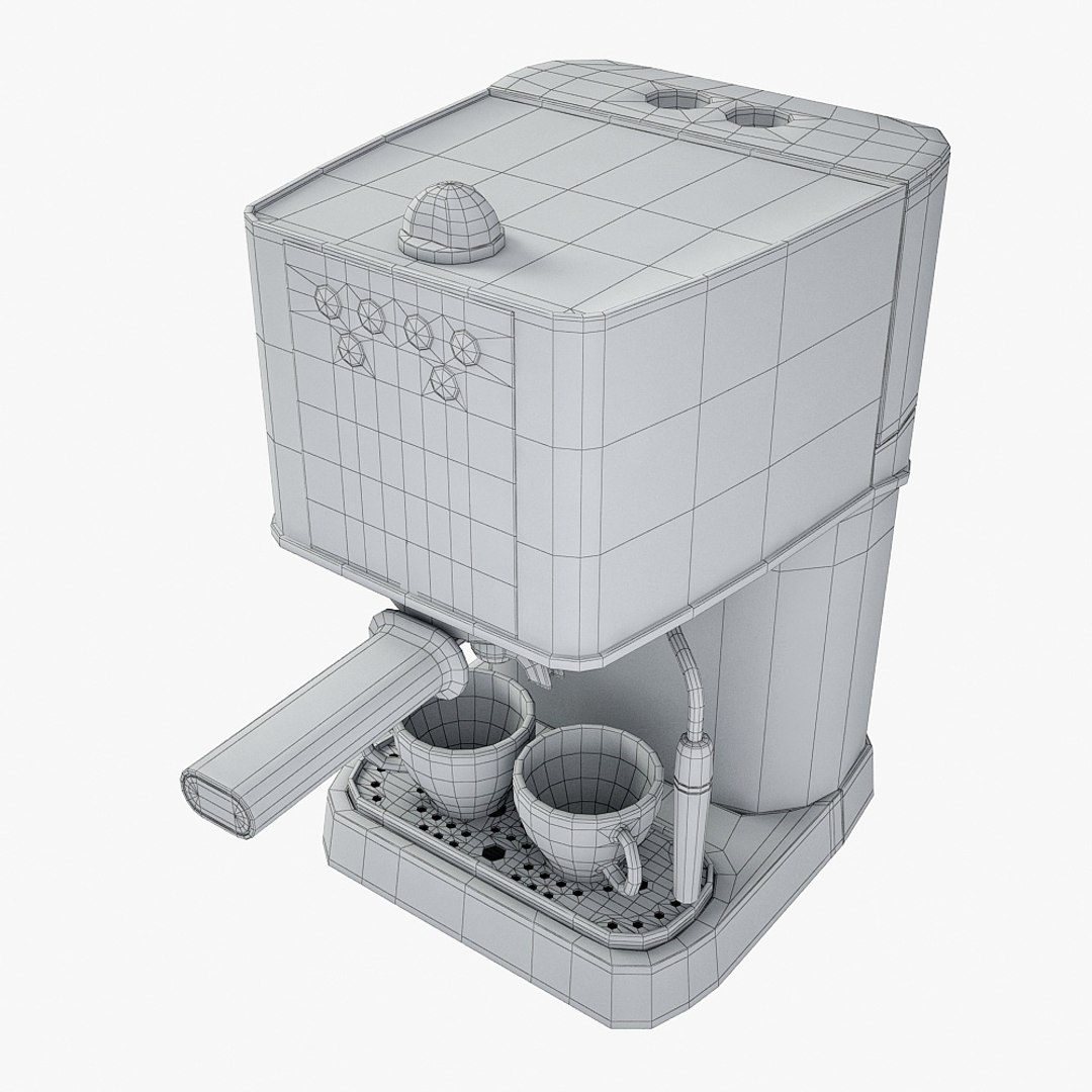 3d Espresso Machine Model