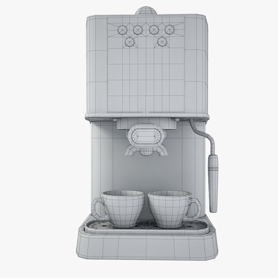 3d Espresso Machine Model