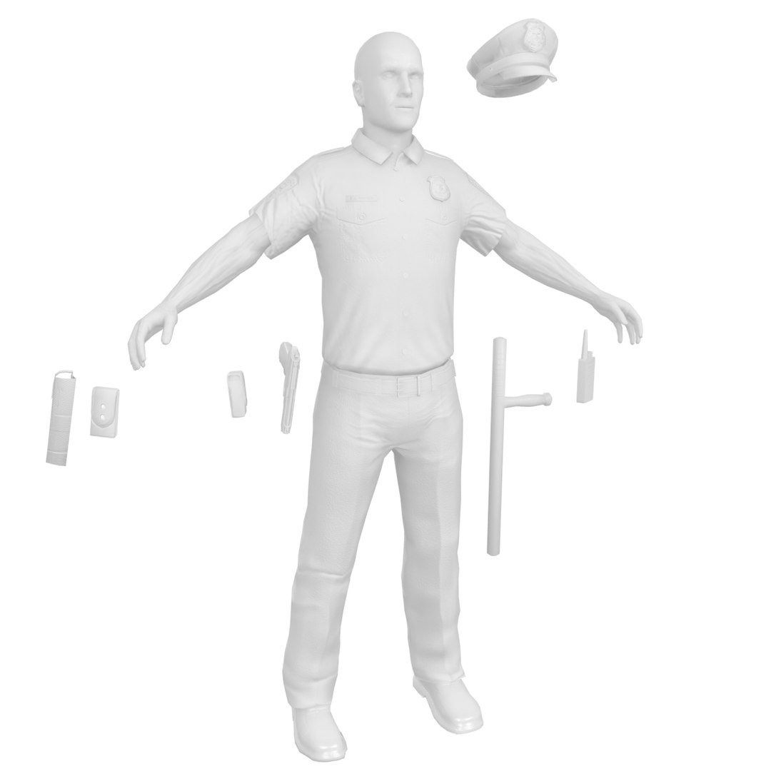 3D model police officer - TurboSquid 1353611