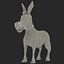 3d max cartoon donkey rigged