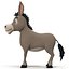3d max cartoon donkey rigged