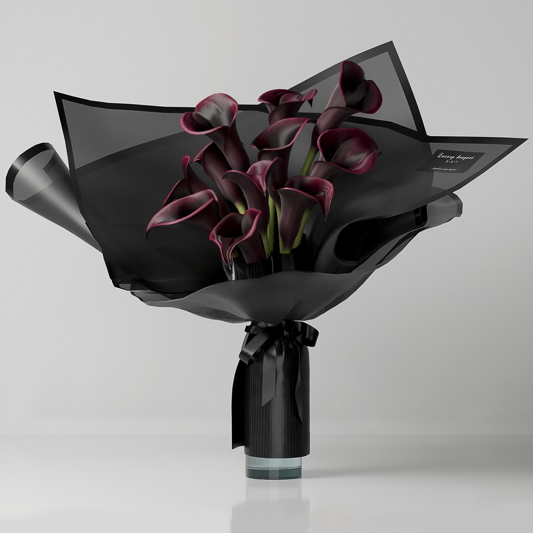 Calla Bouquet Model - TurboSquid 1779121