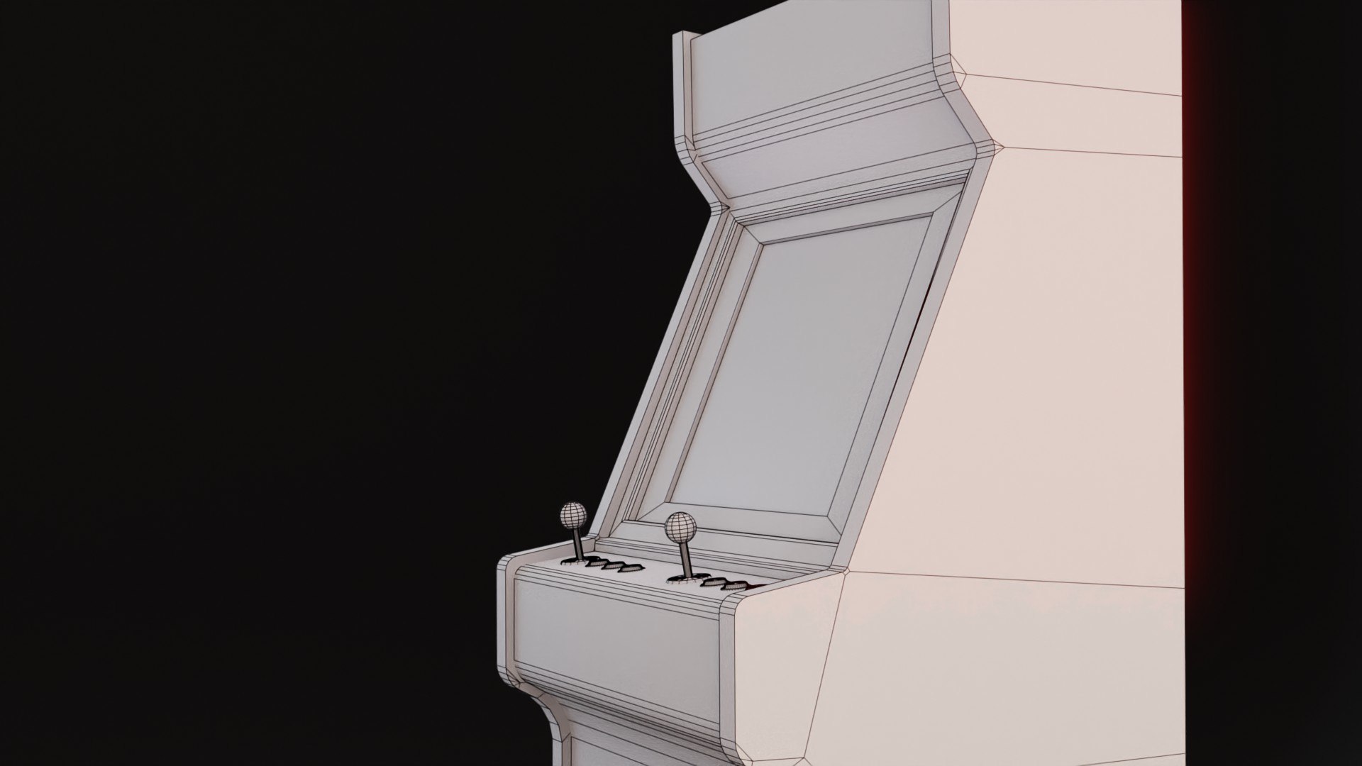 4 arcade machines chair 3D - TurboSquid 1630300