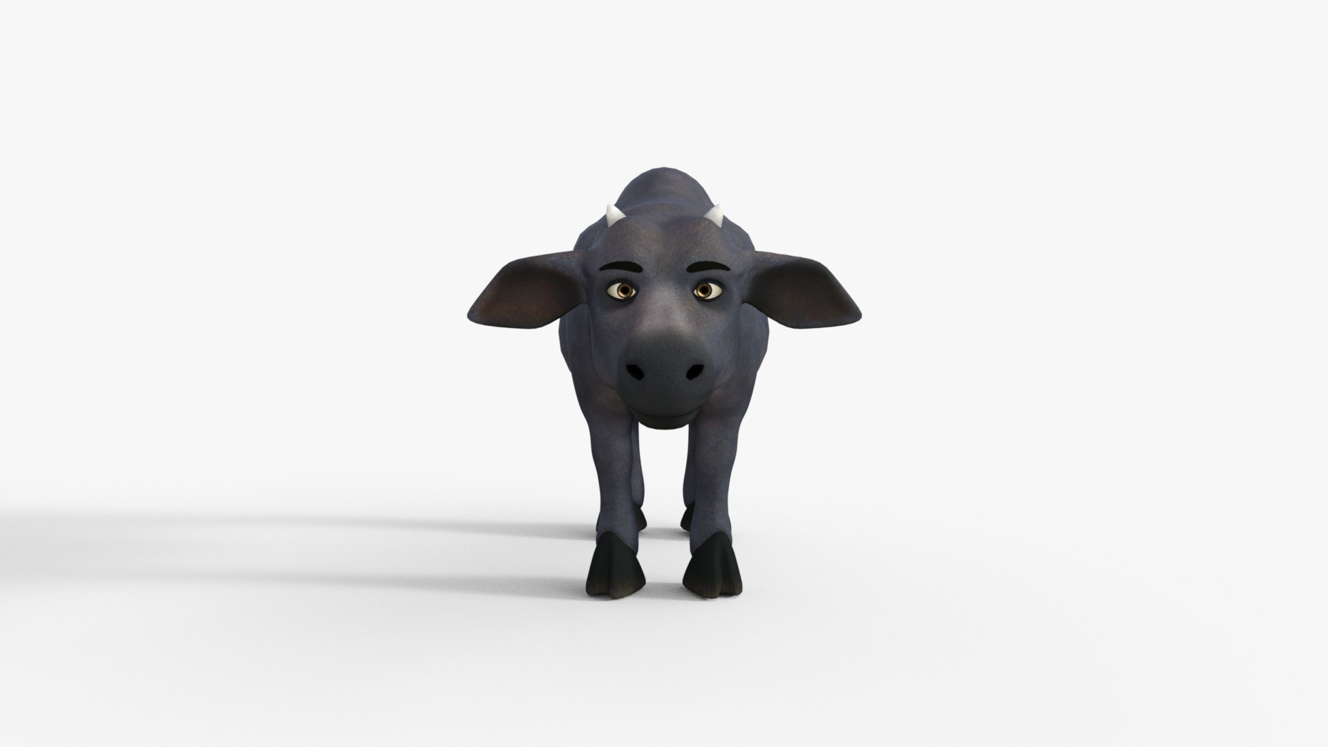 Cartoon Baby Cow 3D model - TurboSquid 2017422