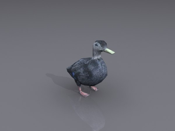 3ds low-poly ducks