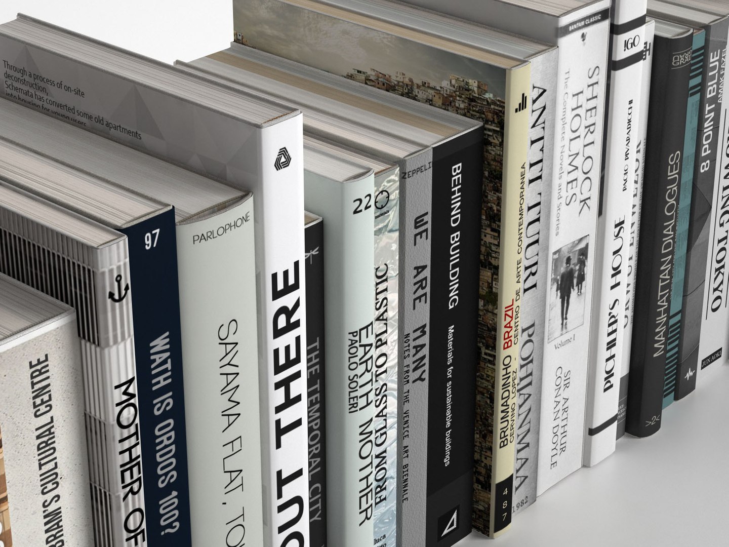 Books 3d Model