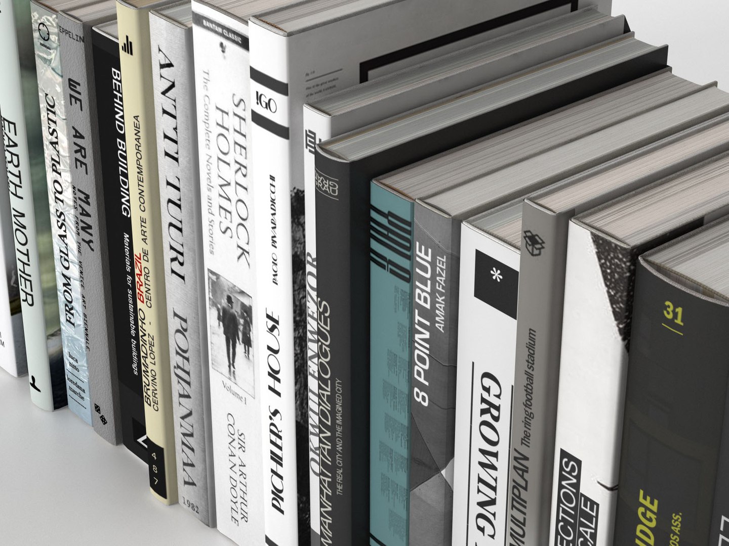 Books 3d Model