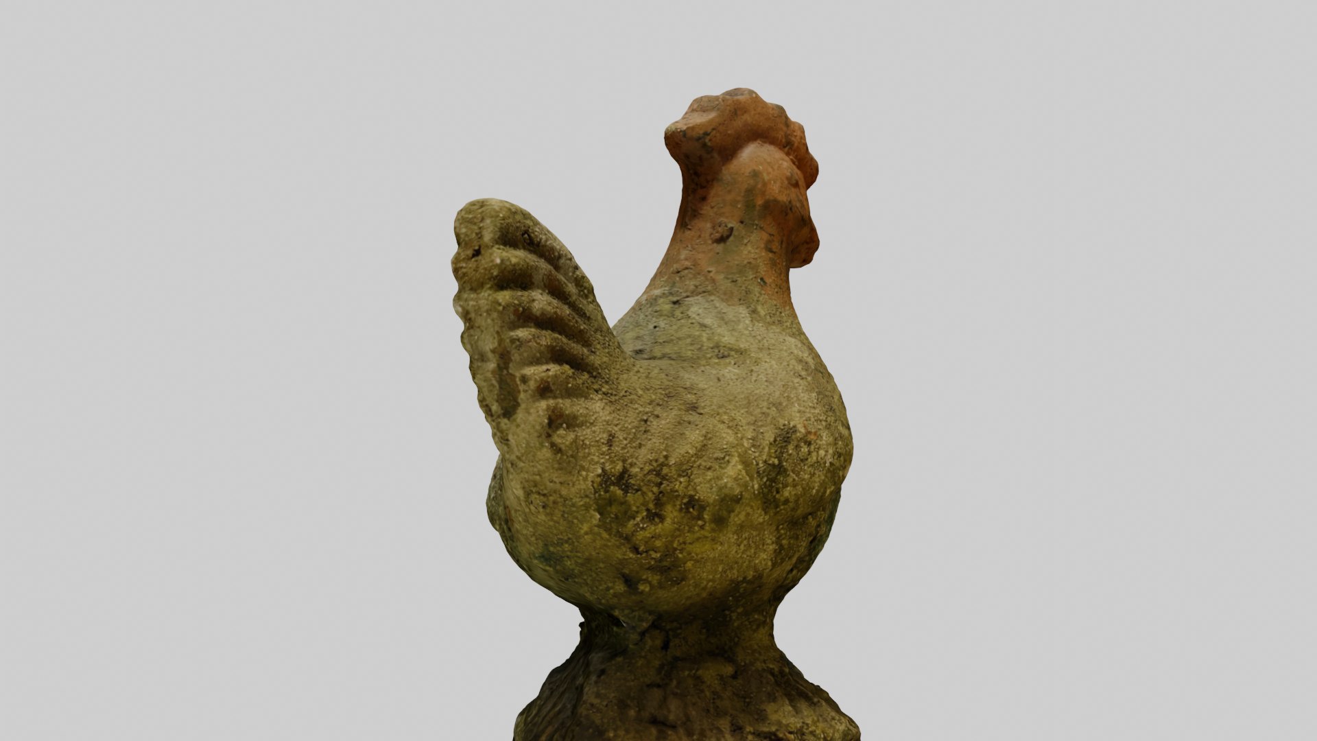 3D Stone Chicken Statue Model - TurboSquid 1930956