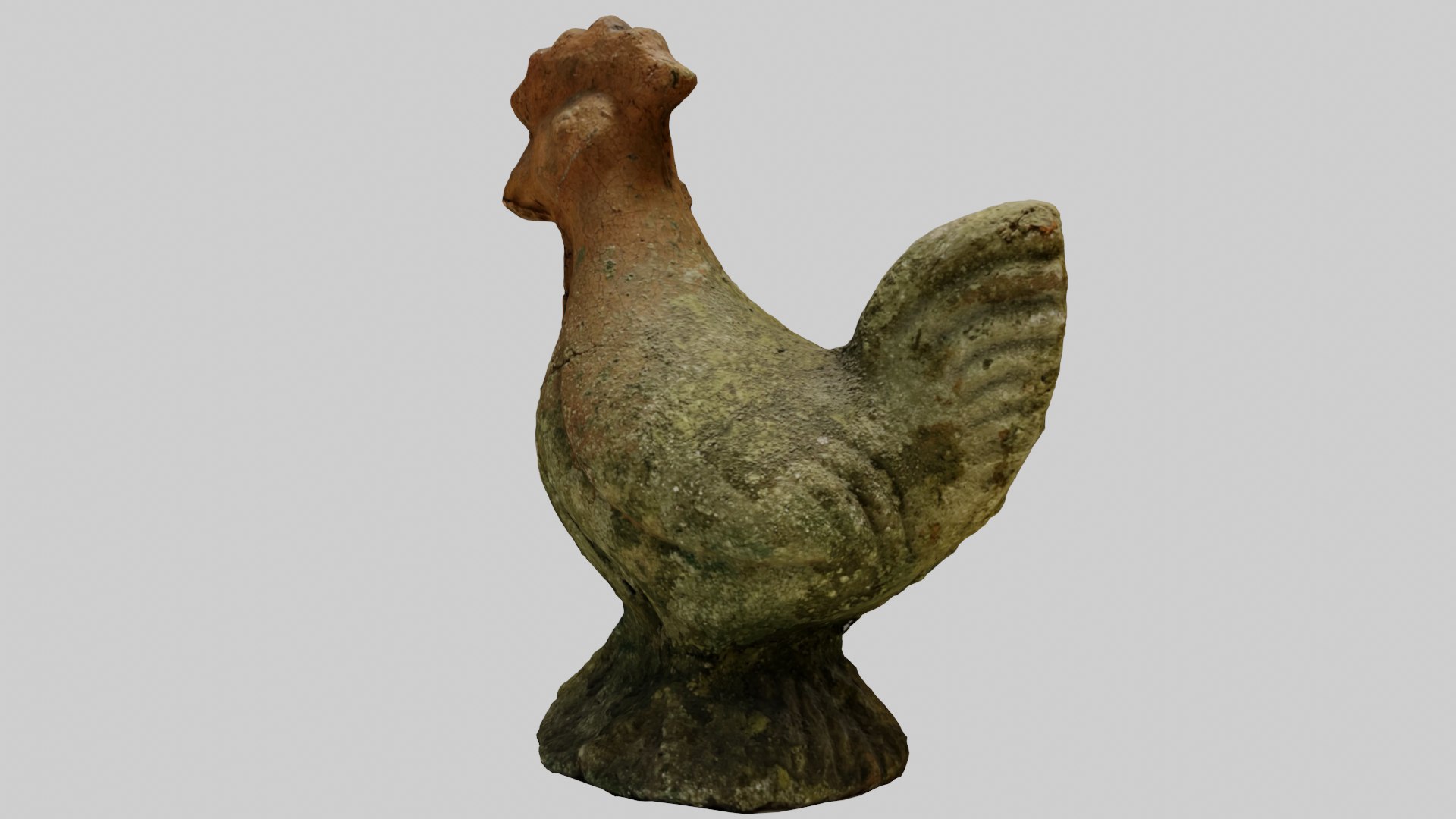 3D Stone Chicken Statue Model - TurboSquid 1930956