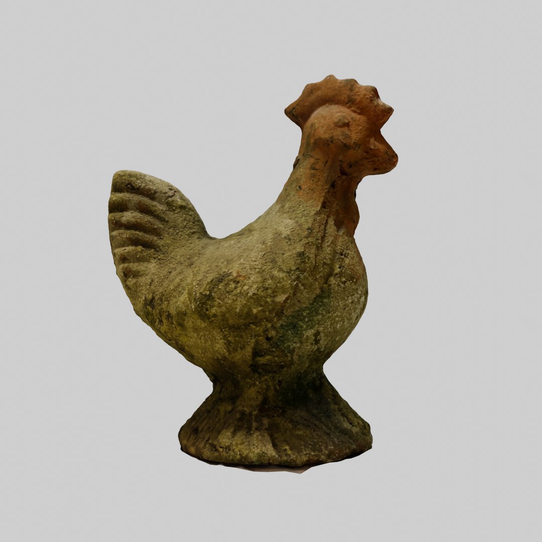 3D Stone Chicken Statue Model - TurboSquid 1930956