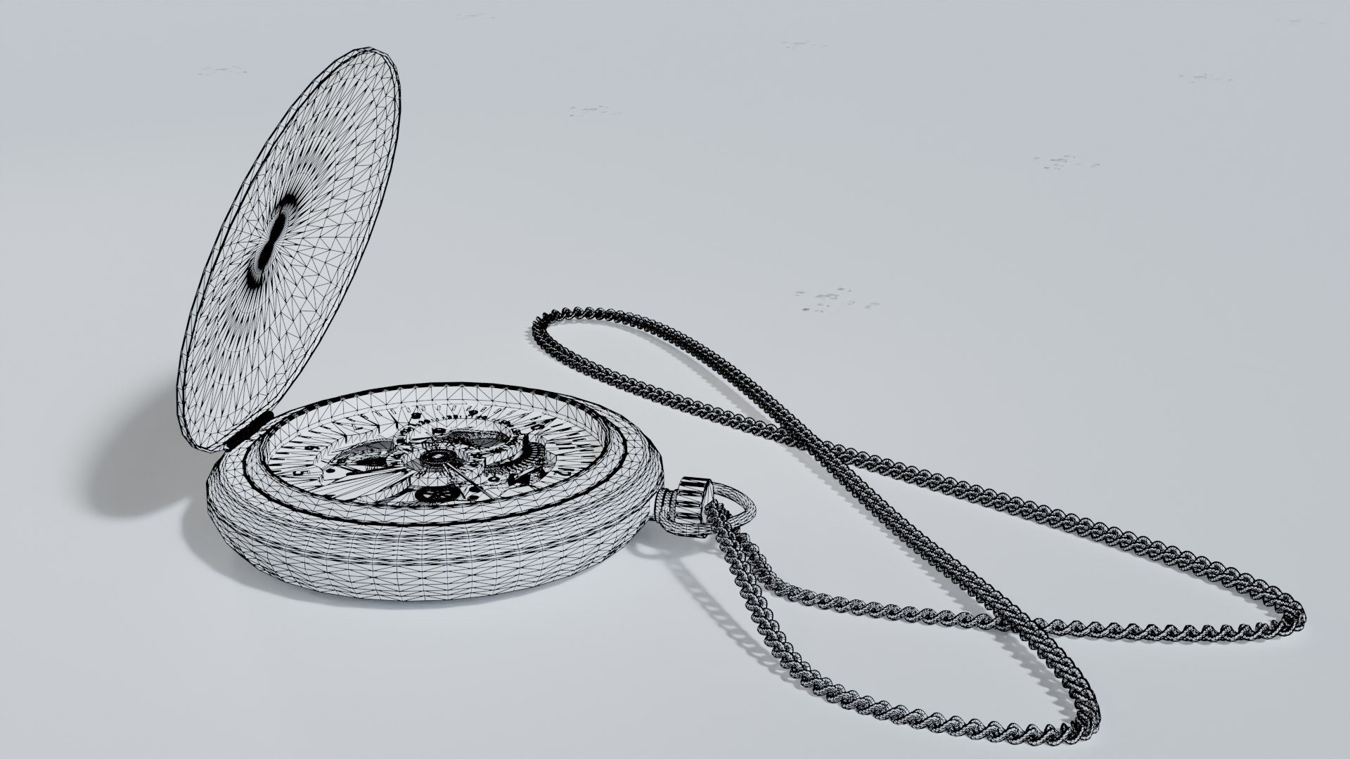 3D Model Pocket Watch - TurboSquid 2125103