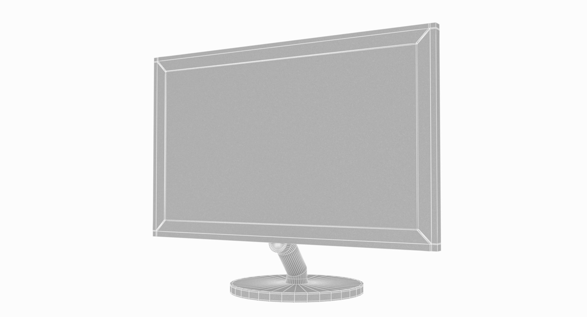 3d Model Of Computer Monitor