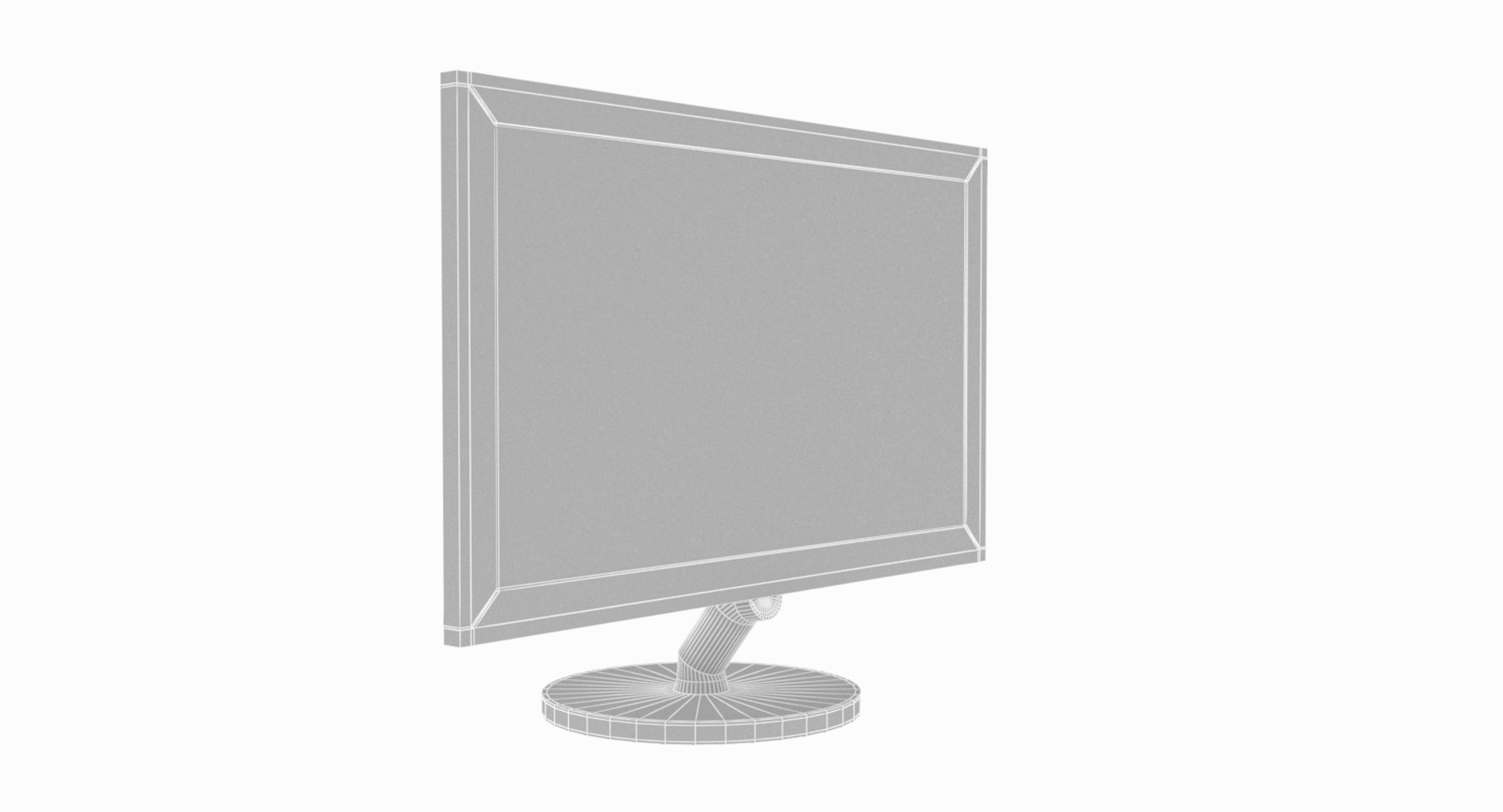 3d Model Of Computer Monitor