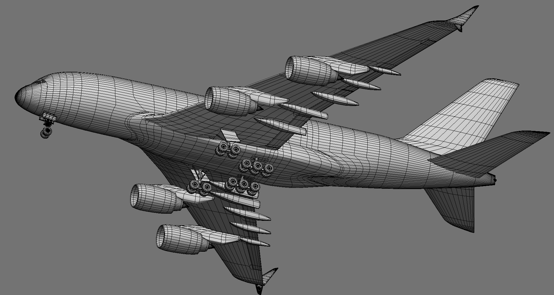 Airbus a380 3D model - TurboSquid 1247187