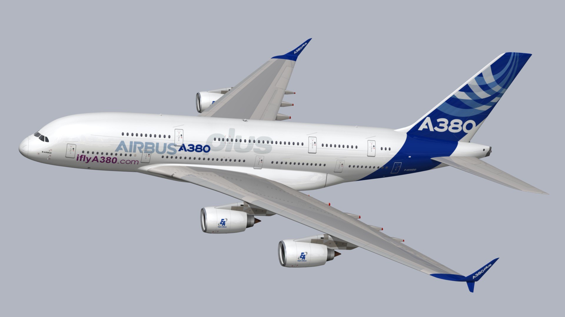 Airbus A380 3D Model - TurboSquid 1247187