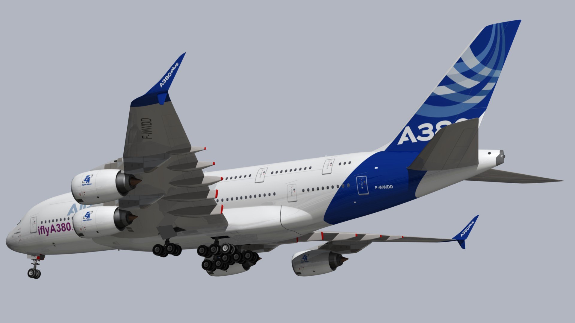 Airbus A380 3D Model - TurboSquid 1247187