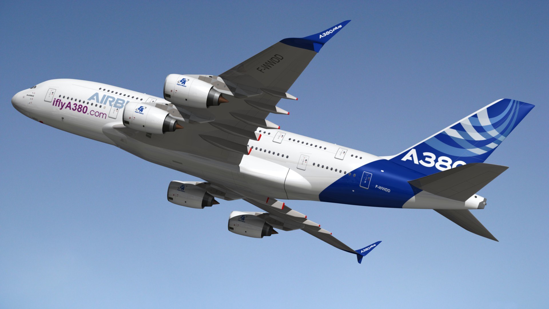 Airbus A380 3D Model - TurboSquid 1247187