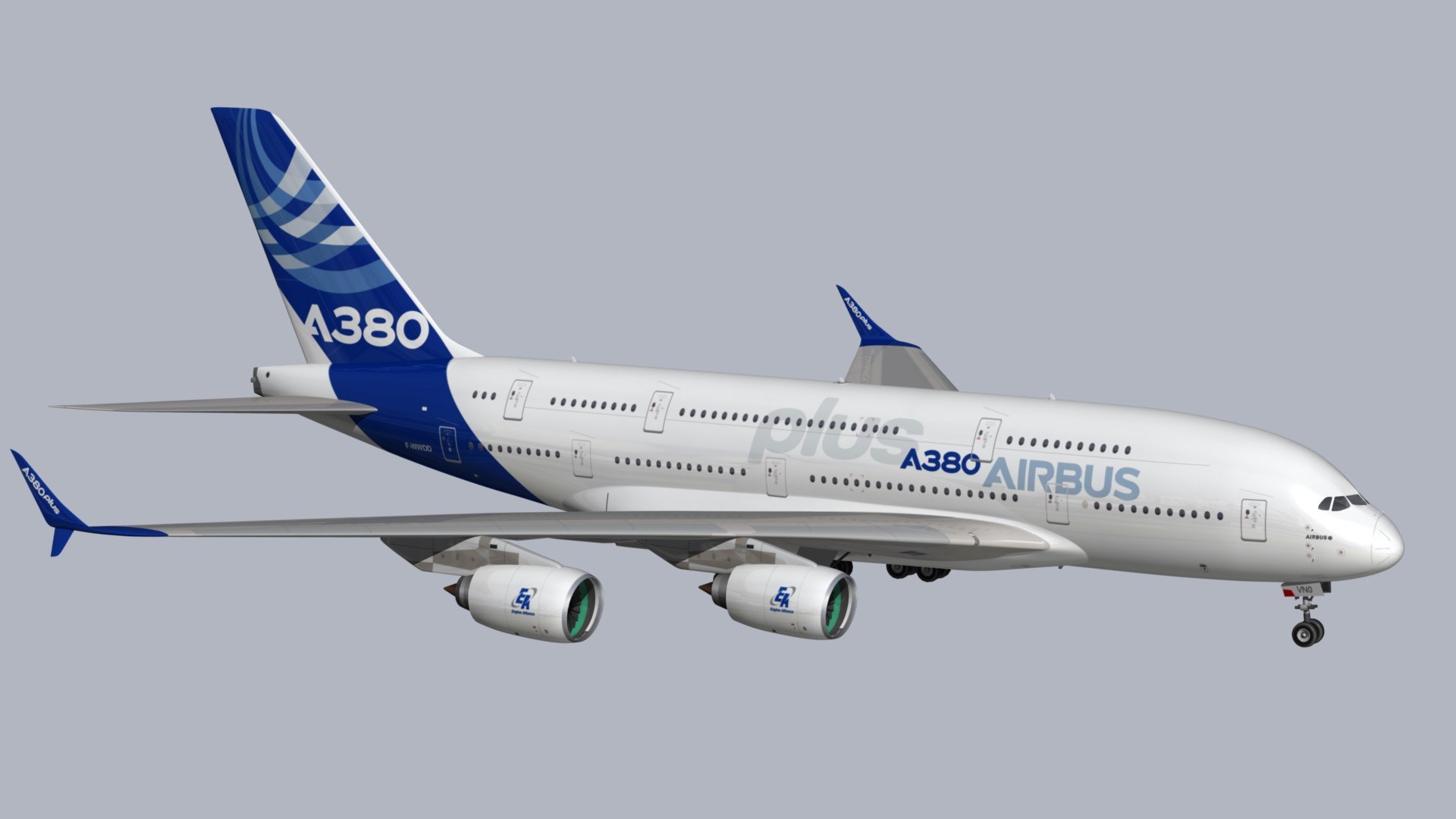 Airbus A380 3D Model - TurboSquid 1247187